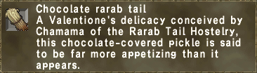 Chocolate Rarab Tail | FFXIclopedia | Fandom