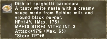 Carbonara | FFXIclopedia | Fandom