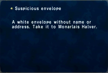 Suspicious Envelope | FFXIclopedia | Fandom