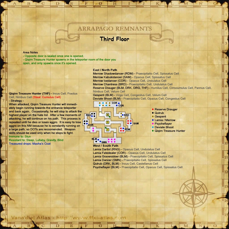 Arrapago Remnants/Maps | FFXIclopedia | Fandom