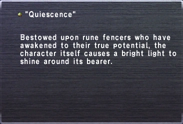 "Quiescence" | FFXIclopedia | Fandom