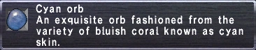 Cyan Orb | FFXIclopedia | Fandom
