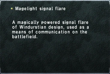 Magelight Signal Flare | FFXIclopedia | Fandom