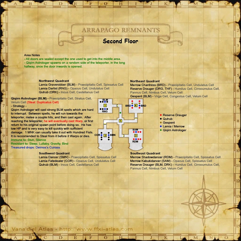 Arrapago Remnants/Maps | FFXIclopedia | Fandom