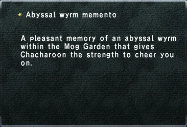 Abyssal wyrm memento | FFXIclopedia | Fandom