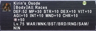 Kirin's Osode | FFXIclopedia | Fandom