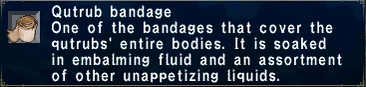 Qutrub Bandage | FFXIclopedia | Fandom