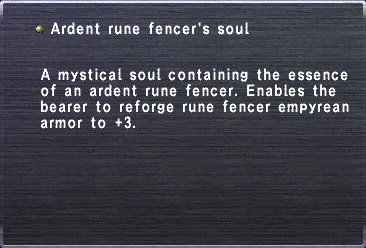 Ardent rune fencer's soul | FFXIclopedia | Fandom