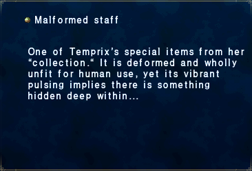 Malformed staff | FFXIclopedia | Fandom