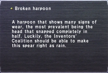 Broken harpoon | FFXIclopedia | Fandom