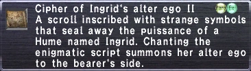 Cipher: Ingrid II | FFXIclopedia | Fandom