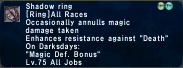 Shadow Ring | FFXIclopedia | Fandom