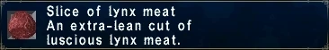 Lynx Meat | FFXIclopedia | Fandom