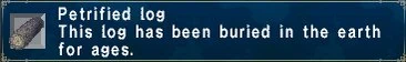 Petrified Log | FFXIclopedia | Fandom
