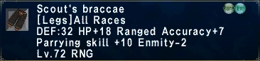 Scout's Braccae | FFXIclopedia | Fandom