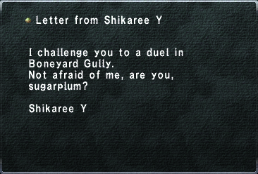 Letter from Shikaree Y | FFXIclopedia | Fandom