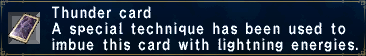 Thunder Card | FFXIclopedia | Fandom