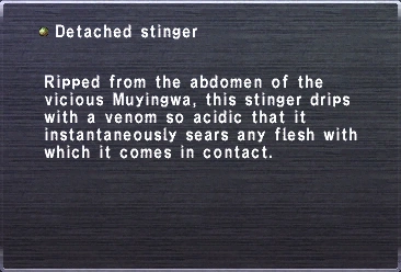 Detached stinger | FFXIclopedia | Fandom