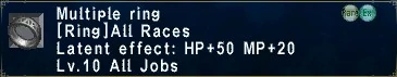 Multiple Ring | FFXIclopedia | Fandom
