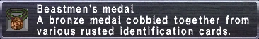Beastmen's Medal | FFXIclopedia | Fandom