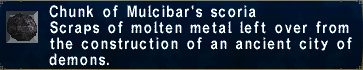 Mulcibar's Scoria | FFXIclopedia | Fandom
