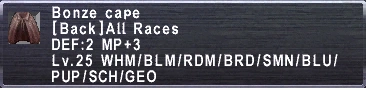Bonze Cape | FFXIclopedia | Fandom