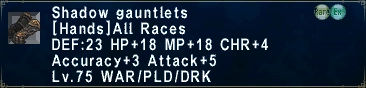 Shadow Gauntlets | FFXIclopedia | Fandom