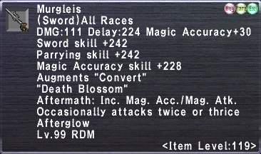 Murgleis (119-2) | FFXIclopedia | Fandom