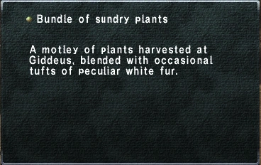 Bundle of sundry plants | FFXIclopedia | Fandom