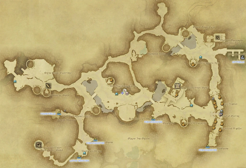 Alt-Gridania/Maps | FFXIV - A Realm Reborn Wiki | Fandom