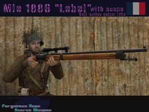Mle 1886 Lebel | Forgotten Hope Secret Weapon Wiki | Fandom