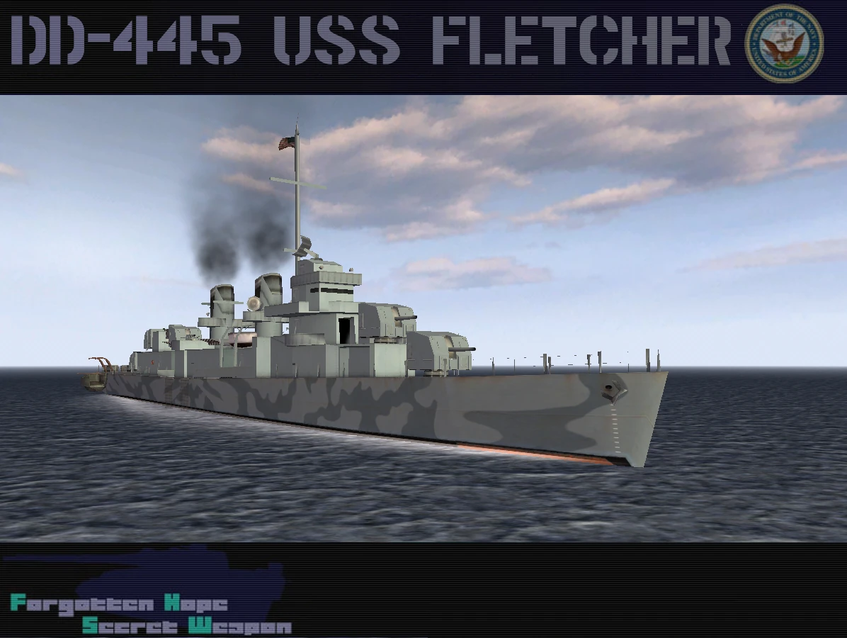 USS Fletcher (DD-445) | Forgotten Hope Secret Weapon Wiki | Fandom