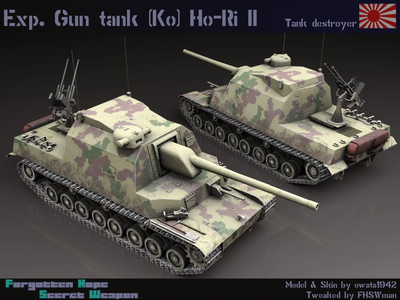 Type 5 Ho-Ri | Forgotten Hope Secret Weapon Wiki | Fandom