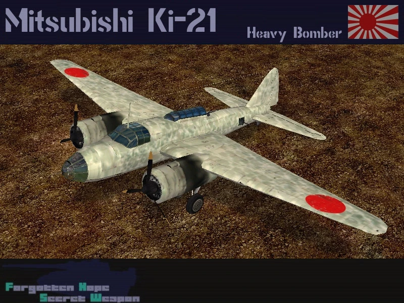Mitsubishi Ki-21 | Forgotten Hope Secret Weapon Wiki | Fandom