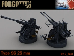 Type 96 25 mm AA gun | Forgotten Hope Secret Weapon Wiki | Fandom
