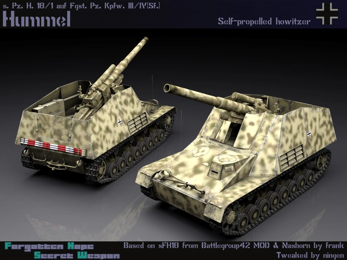Panzerhaubitze Hummel | Forgotten Hope Secret Weapon Wiki | Fandom