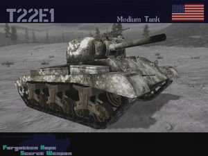 T22E1 | Forgotten Hope Secret Weapon Wiki | Fandom
