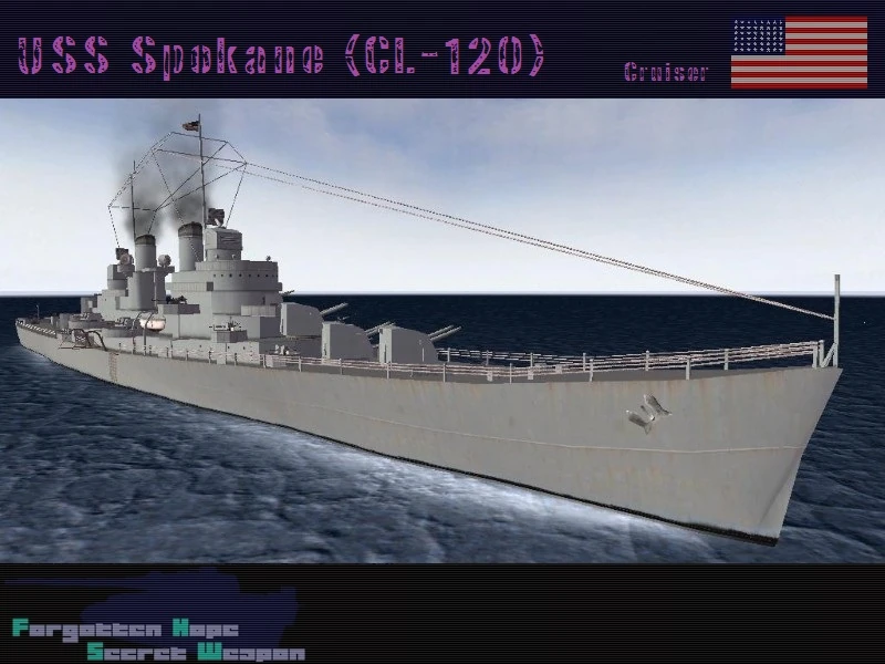 USS Spokane (CL-120) | Forgotten Hope Secret Weapon Wiki | Fandom