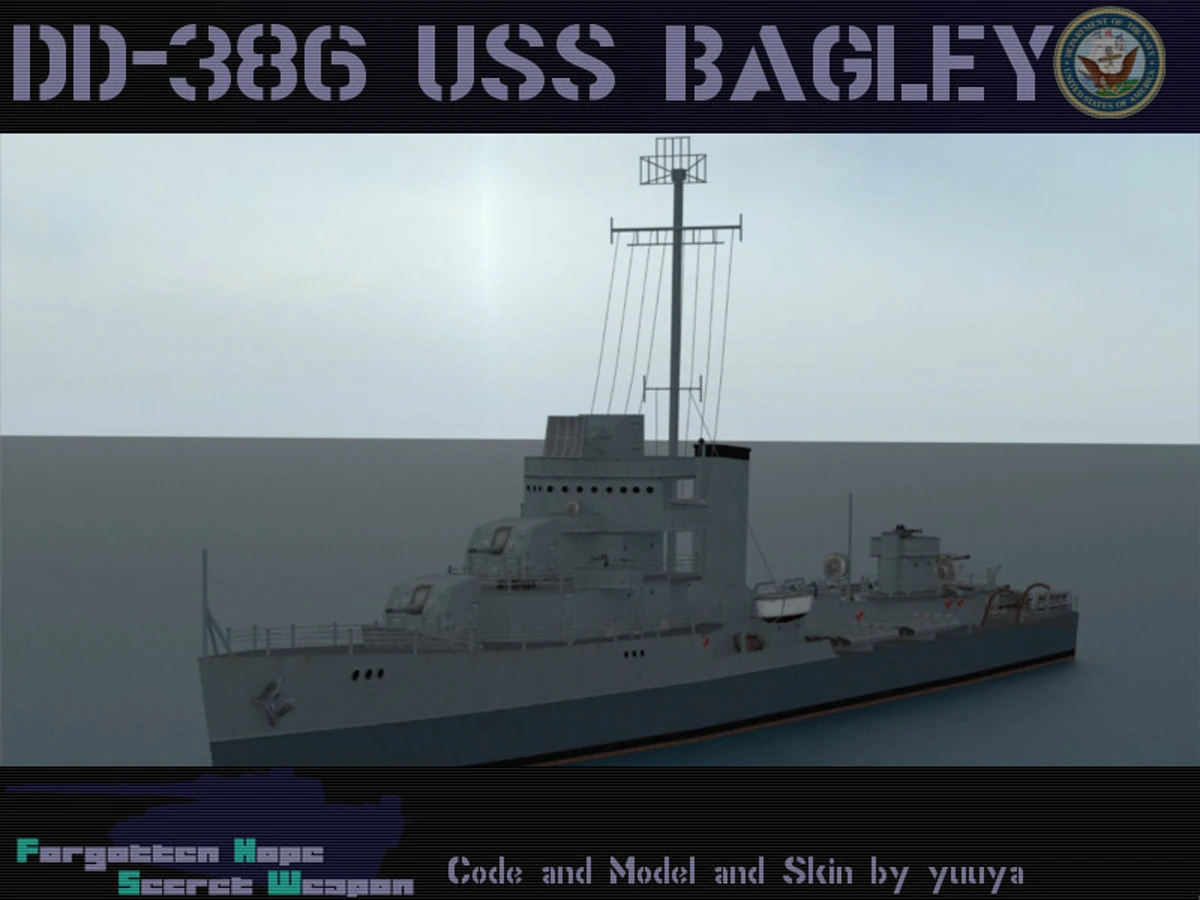 USS Bagley (DD-386) | Forgotten Hope Secret Weapon Wiki | Fandom