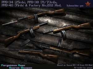 PPD-40 | Forgotten Hope Secret Weapon Wiki | Fandom