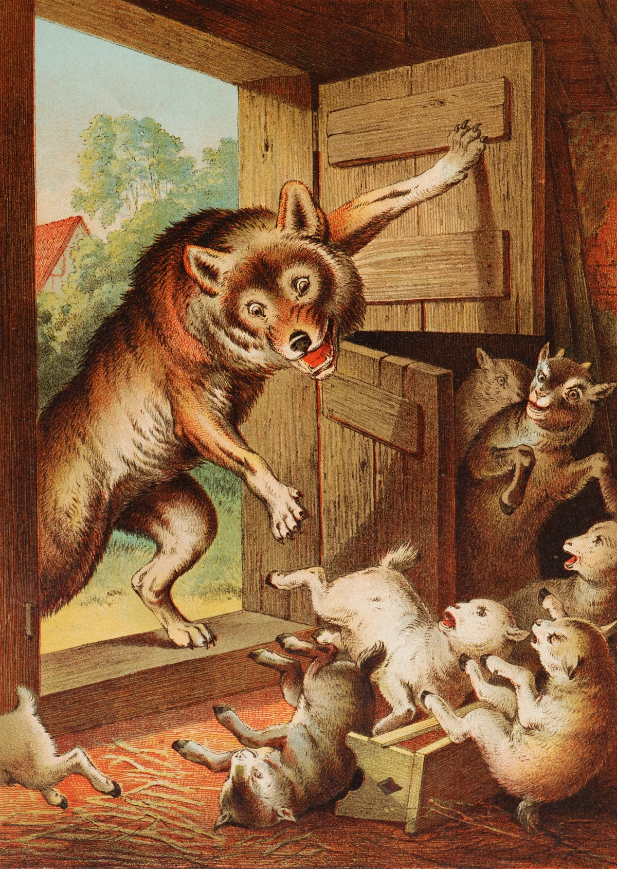 Il lupo e i sette capretti | Fiabe Wiki | Fandom