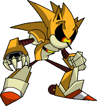 Mecha Sonic (Friday Night Funkin') | Ficción Sin Límites Wiki | Fandom