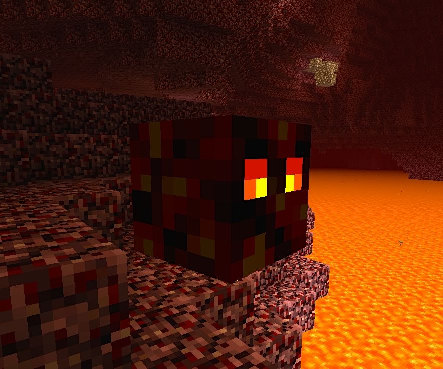 Magma Cube Minecraft Face