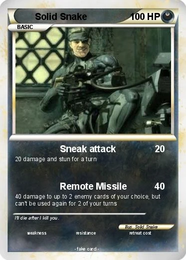 Solid Snake | Fiction Wars Wiki | Fandom