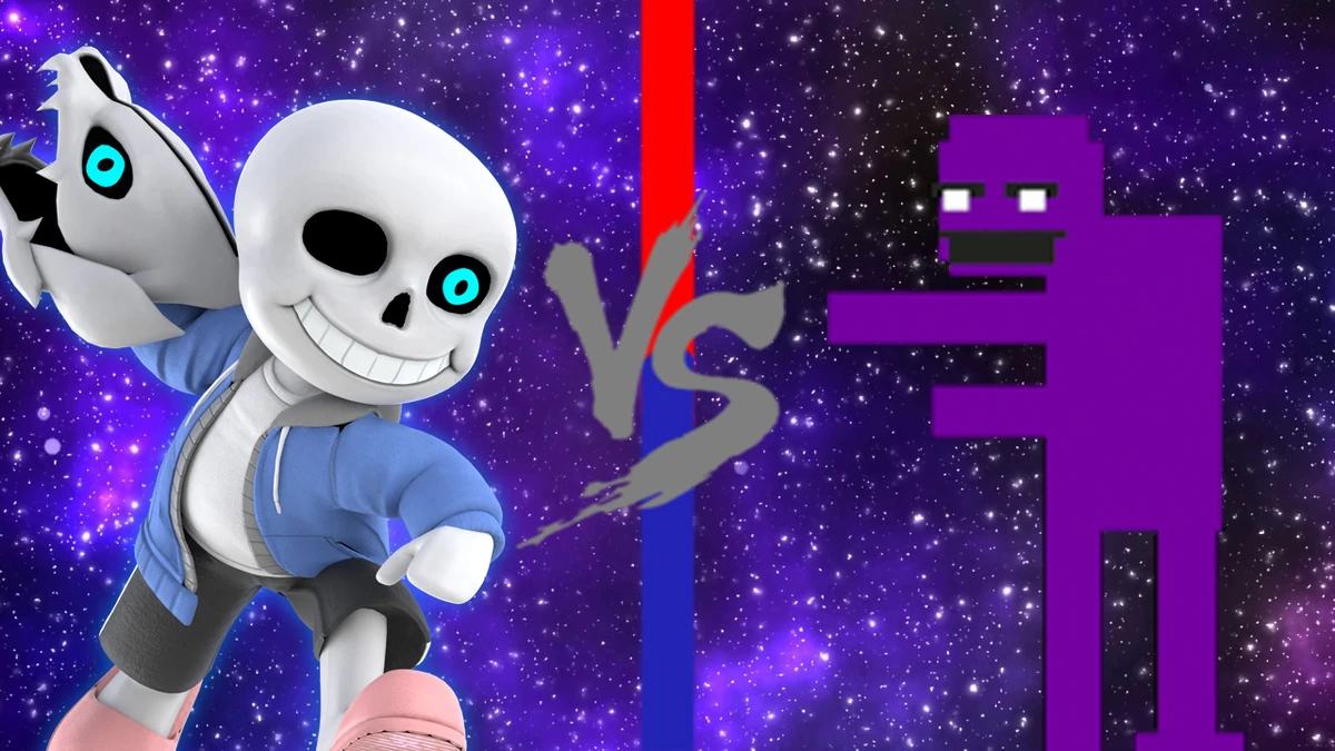Sans Vs. Purple Guy | Fictional Fighters Wiki | Fandom
