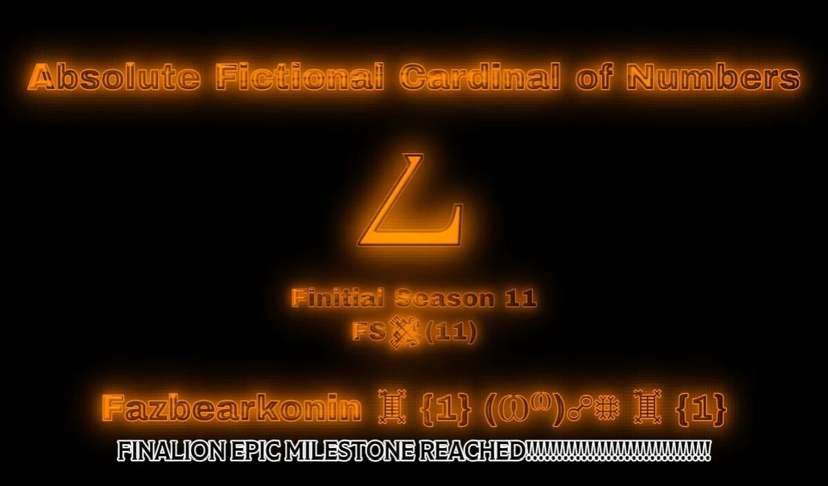 Absolute Fictional Cardinal Of Numbers Fictional Googology Wiki Fandom