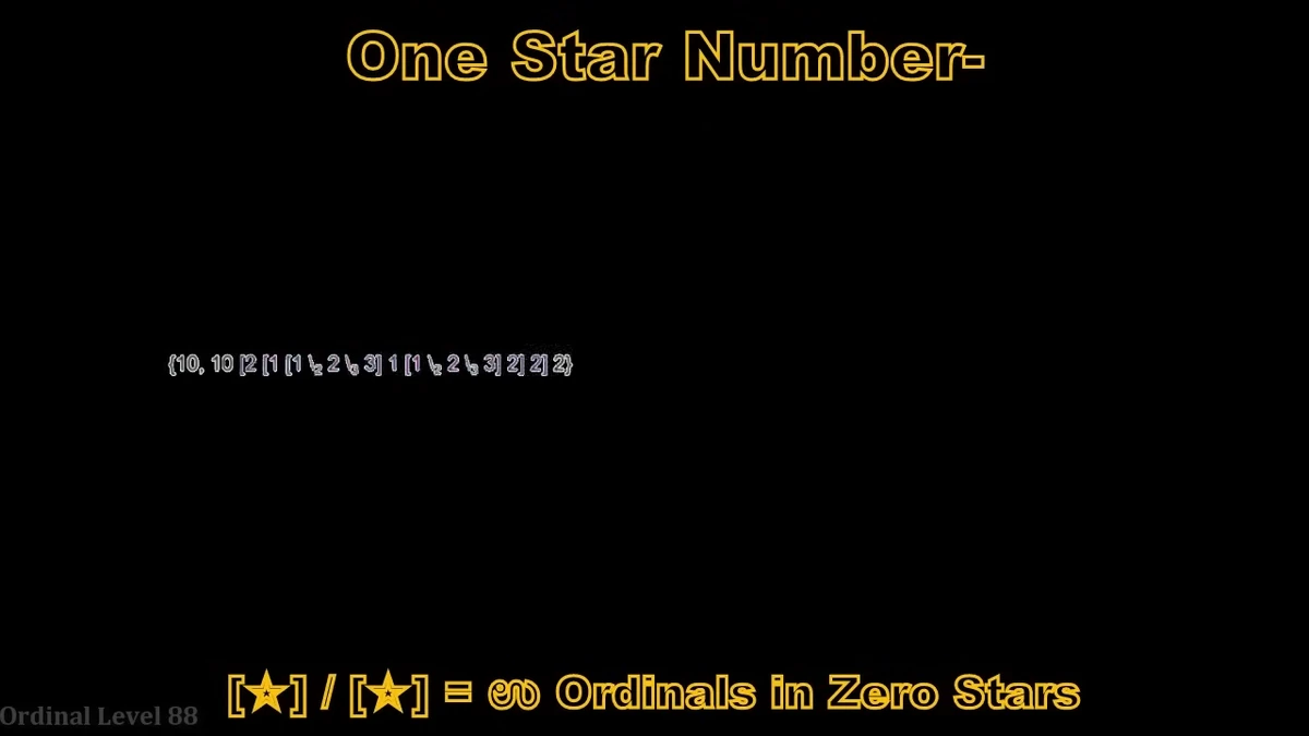 One Star Number | Fictional Googology Wiki | Fandom