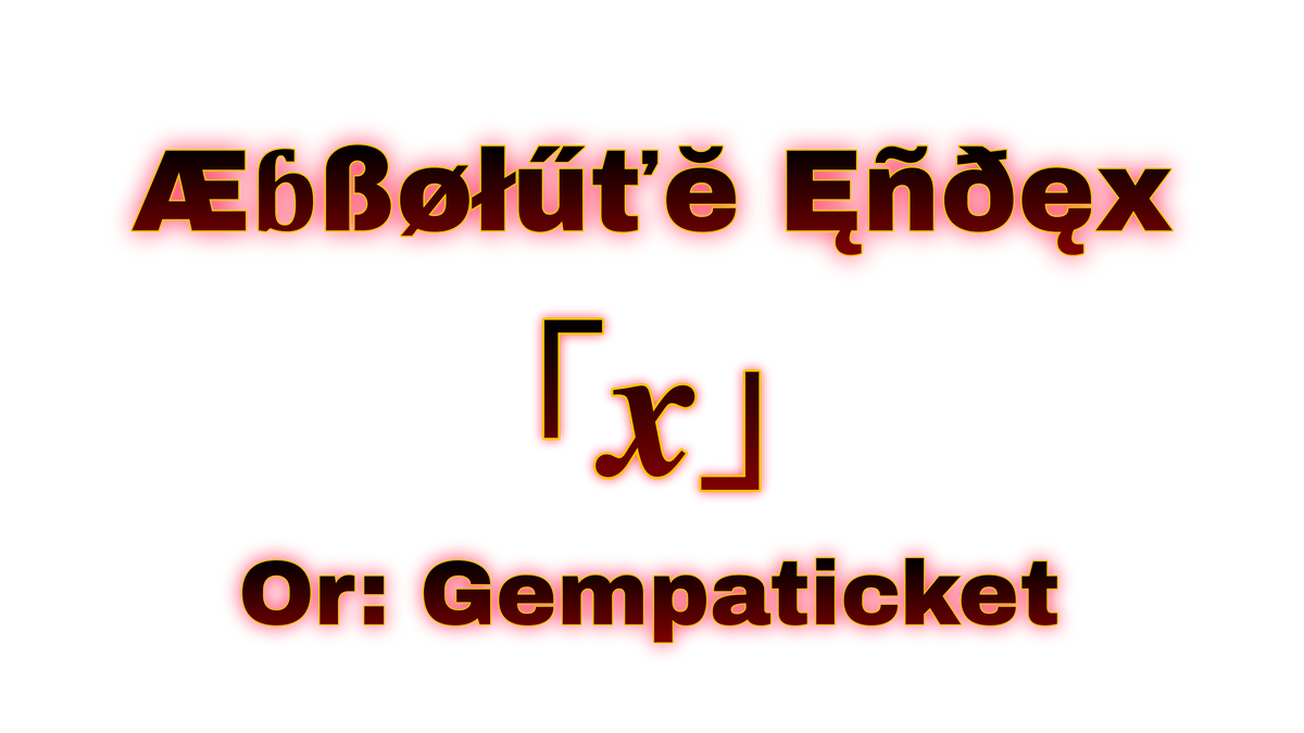 Absolute Endex Fictional Googology Wiki Fandom