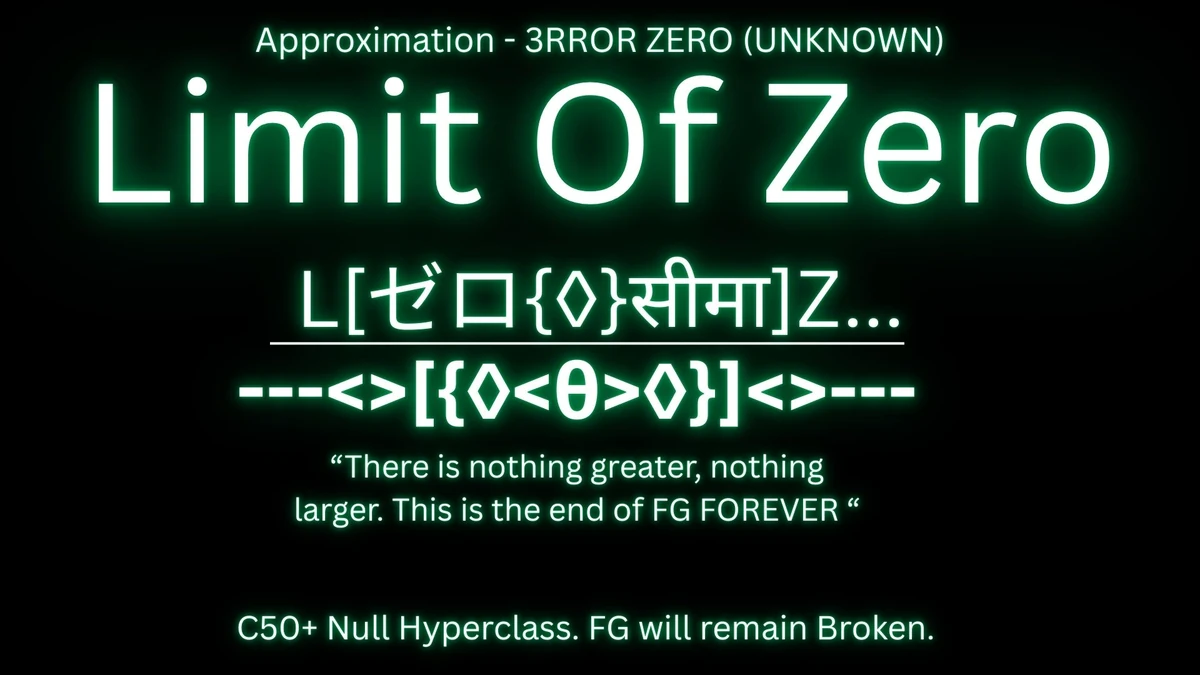 The Limit Of Zero | Fictional Googology Wiki | Fandom