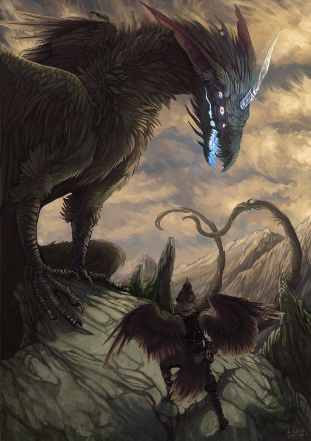 Nachtkrapp German Mythologyapex Predator Gx Fictional Indexing